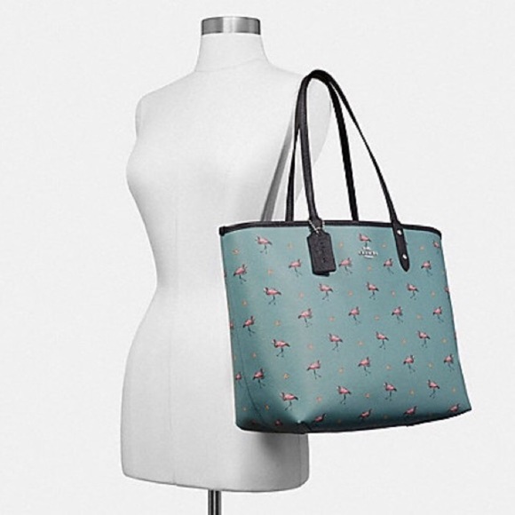 Coach | Bags | Coach Flamingo Reversible Tote Bag | Poshmark